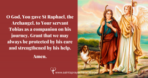 St Raphael Prayer Novena (For Healing) - Saints Prayer Miracle